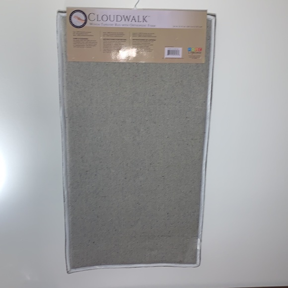 Cloudwalk | Other | Cloudwalk Orthopedic Foam Woven Accent Rug Mat ...